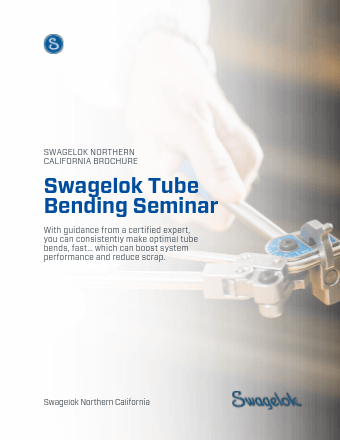 Swagelok Training in northern California - Tube Bending